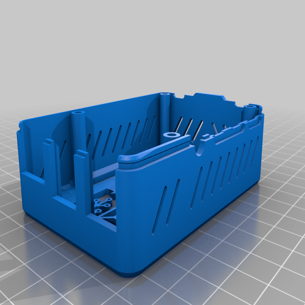 Fichier STL gratuit Boîtier de Raspberry Pi 4 avec ventilateur de 30 ou ...
