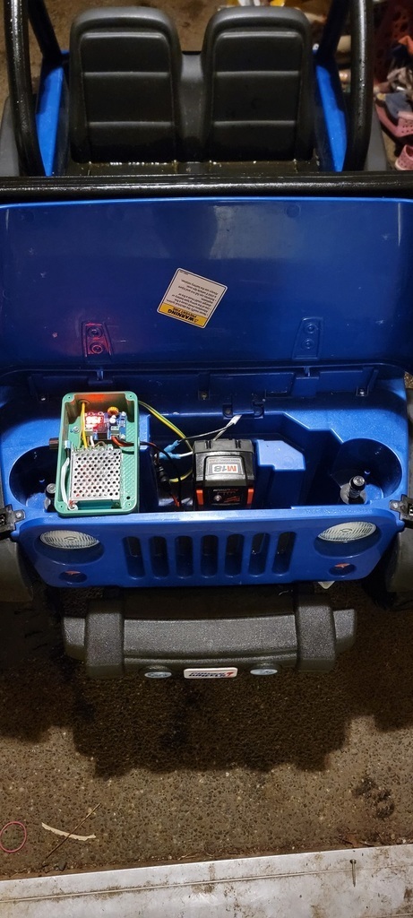 Free STL file Power Wheels power upgrade enclosure・Template to download ...