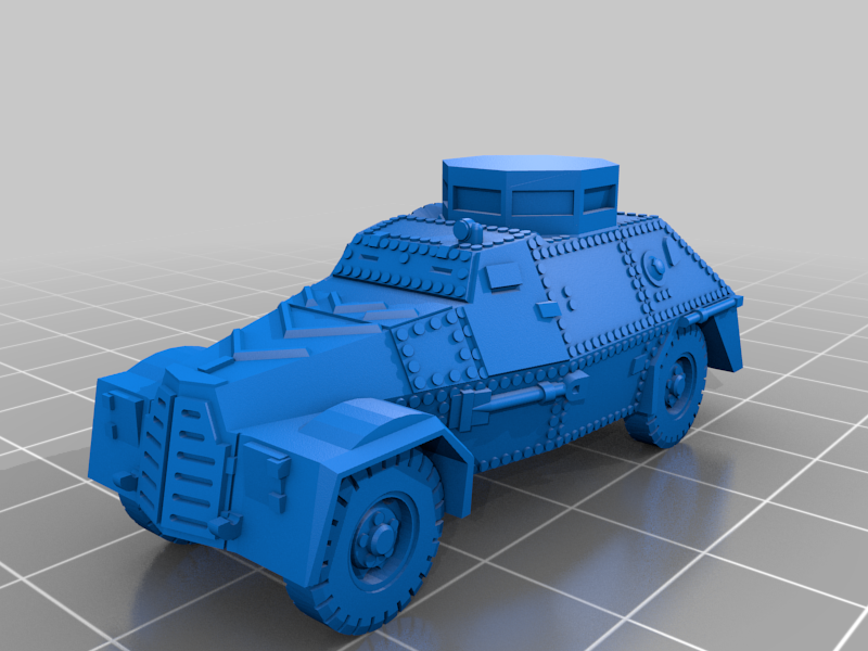 Free 3D file Rhodesian Police Marmon Herrington Mk1・3D printing ...