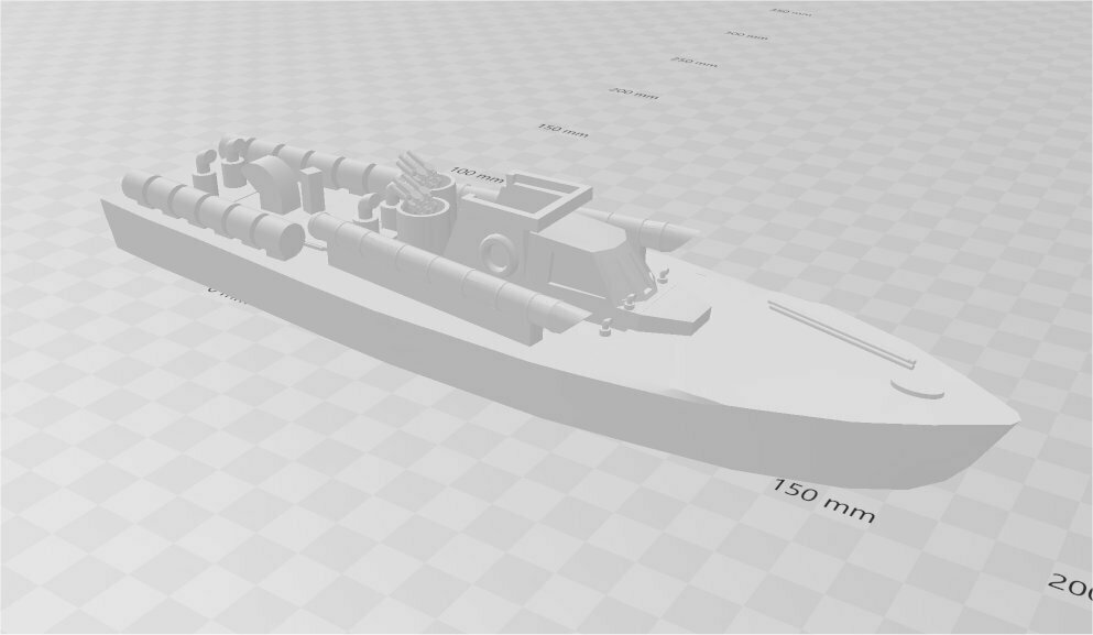 Fichier 3D gratuit NMS Viscolul - VTT roumain Vosper 1/300・Plan à ...