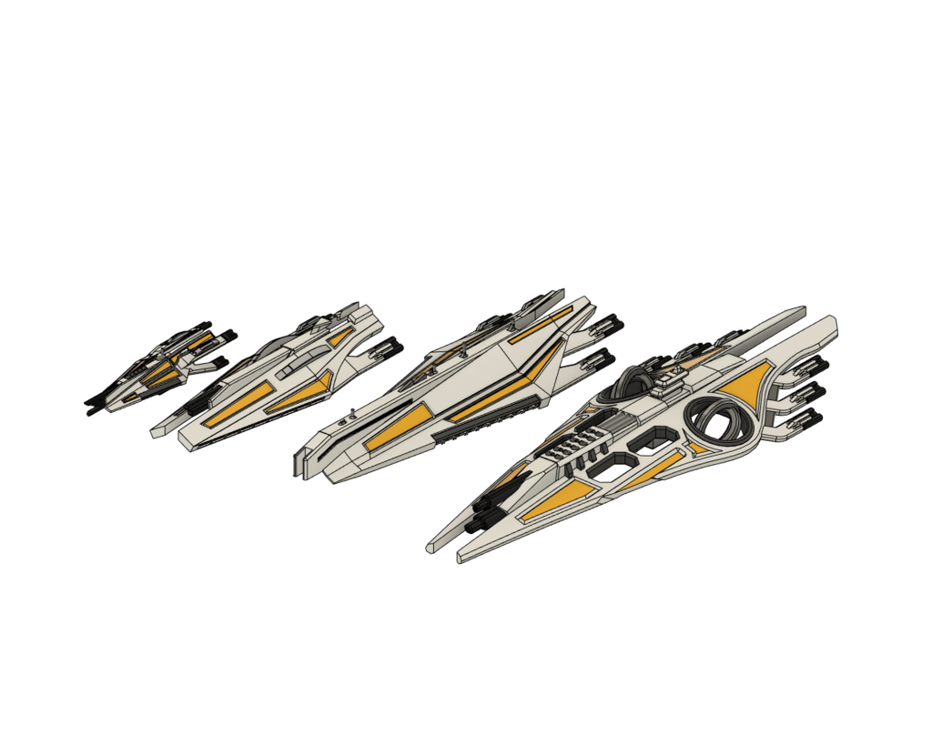Free 3D file Mass Effect Fleets 🛰・3D printer design to download・Cults