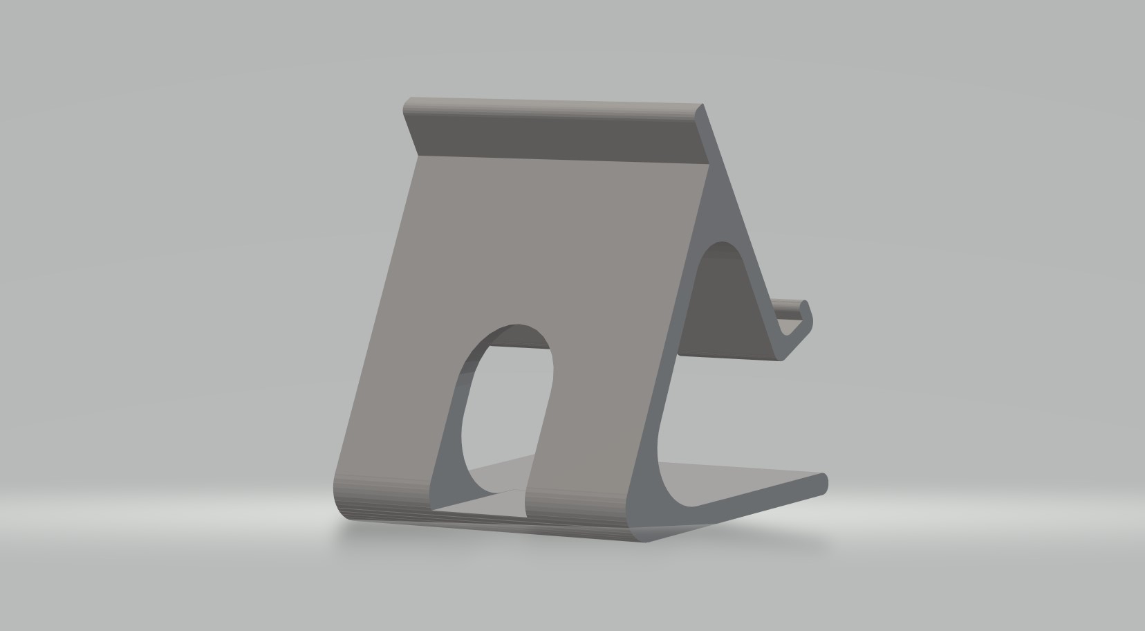 Free STL file Phone Holder with Cable Channel・Object to download and to ...