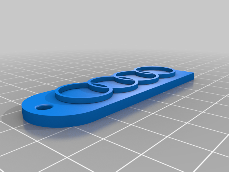 Free 3D file Audi Keychain・3D printer model to download・Cults