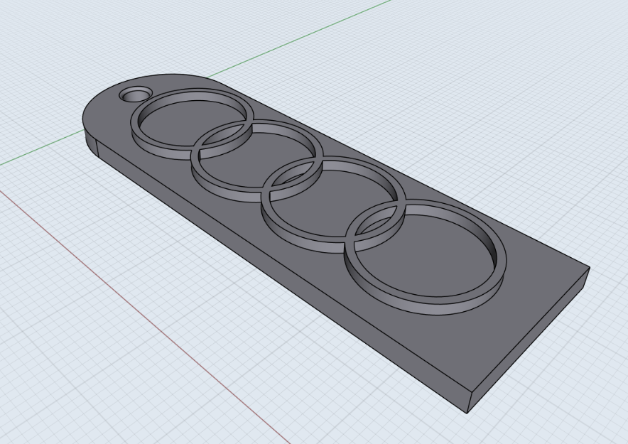 Free 3D file Audi Keychain・3D printer model to download・Cults