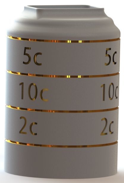 Free STL file Coins sorter 🪙・3D printer model to download・Cults