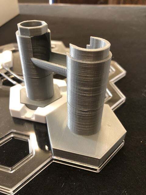 Free STL file Marble Run to Gravitrax Hex Base Riser 🏃・3D printing ...