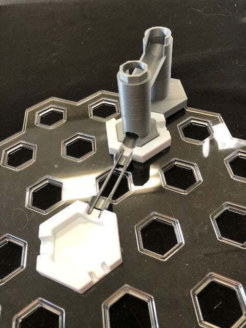 Free STL file Marble Run to Gravitrax Hex Base Riser 🏃・3D printing ...