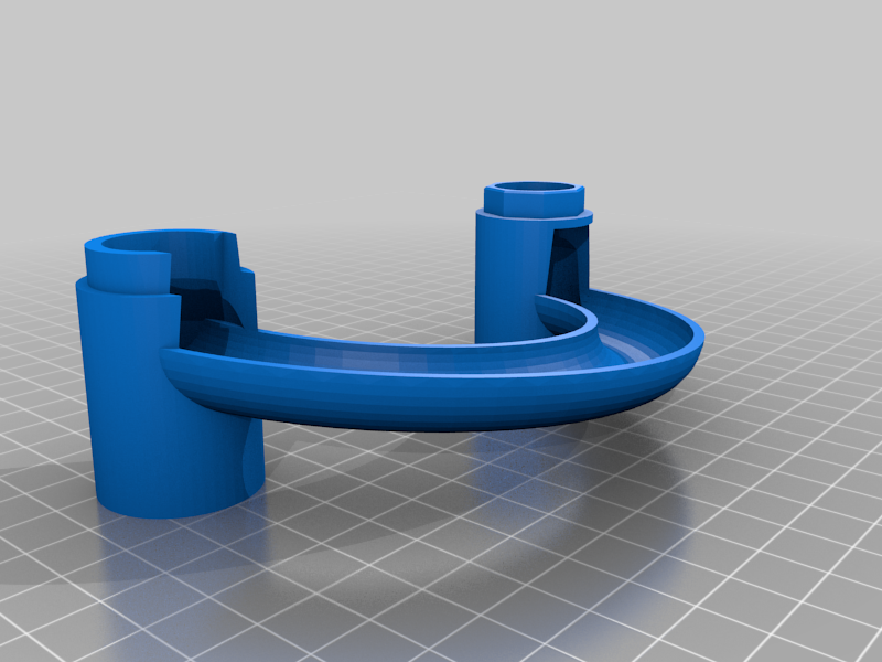 Free STL file Marble Run Compatible 180º 100mm Curves・3D print design ...