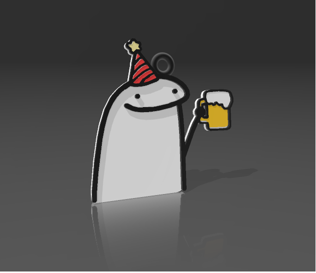 Archivo STL Flork Happy Beer! (Deformito)・Modelo imprimible en 3D para ...