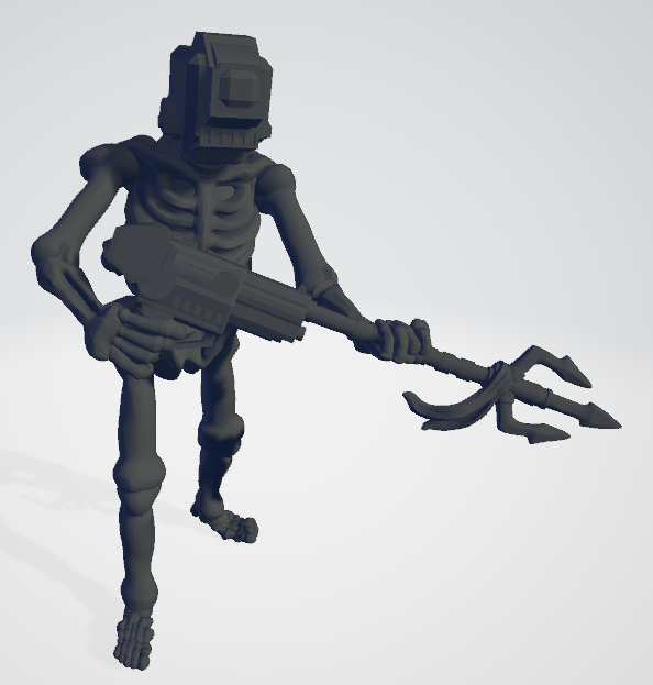 Free STL file Necron Warrior Proxy 🎲・3D printable model to download・Cults