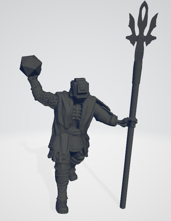 Free STL file Necron Technomancer Proxy 🎲・3D print design to download・Cults
