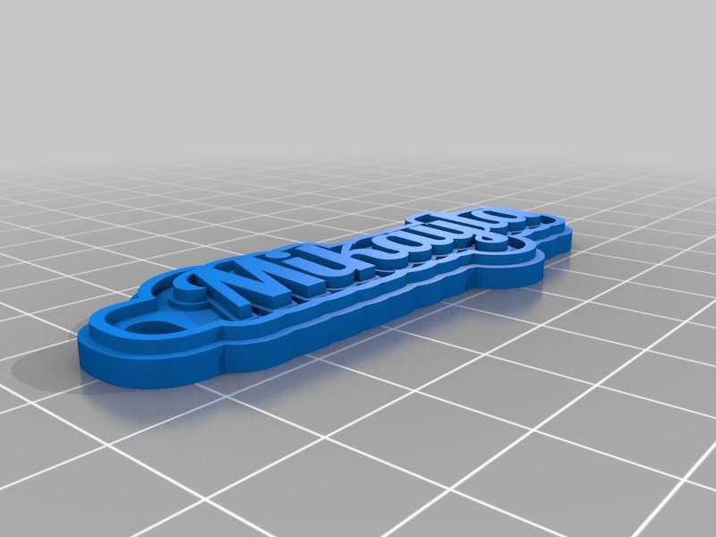 Free 3D file Mikayla Key chain V01・3D printer model to download・Cults