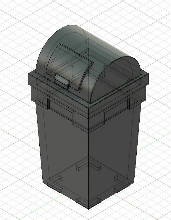 Free 3D file Blue Archive - Miyu's trash can・3D printing idea to ...