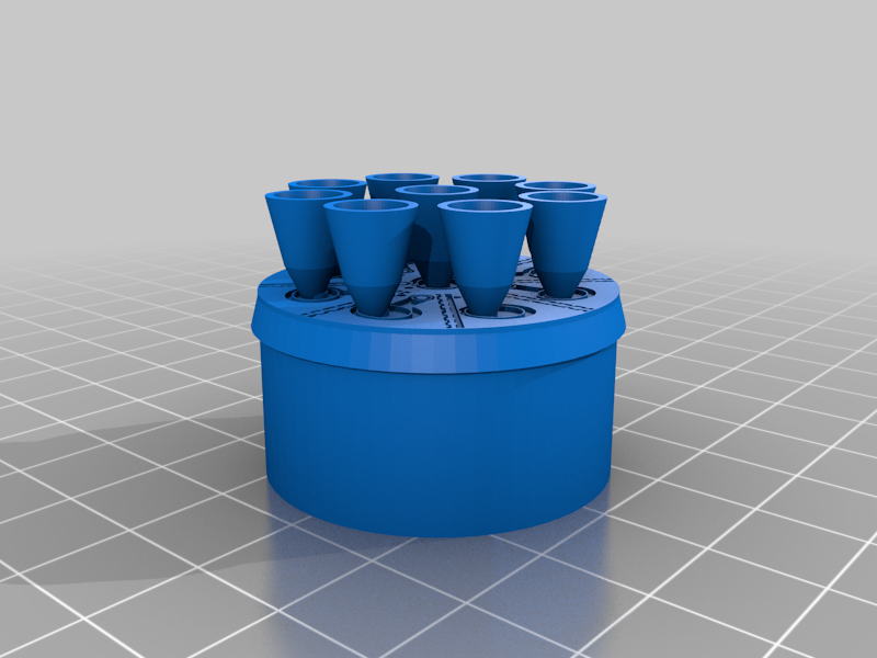 Бесплатный STL файл Engine Octaweb for AXM's Falcon 9/Heavy paper model ...