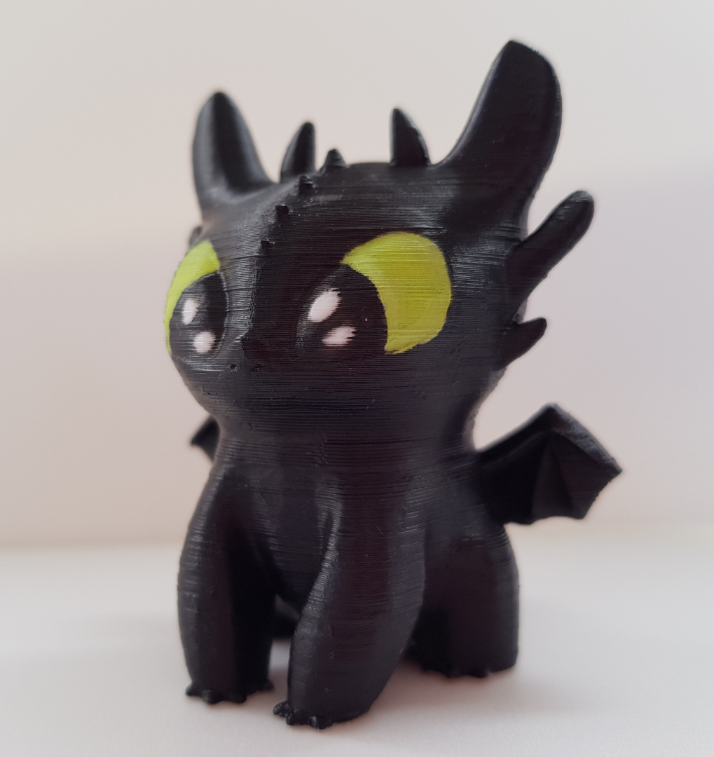 STL file Toothless dragon_Night Fury・3D print object to download・Cults