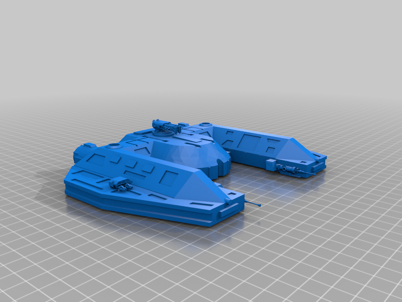 Free STL file Vanguard Heavy Assault Gunship for casual gamers・3D ...