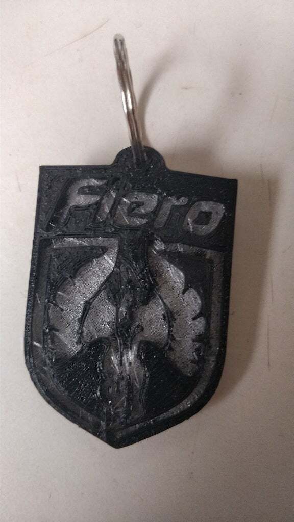 Free STL file Fiero Badge Key Chain・3D printing template to download・Cults