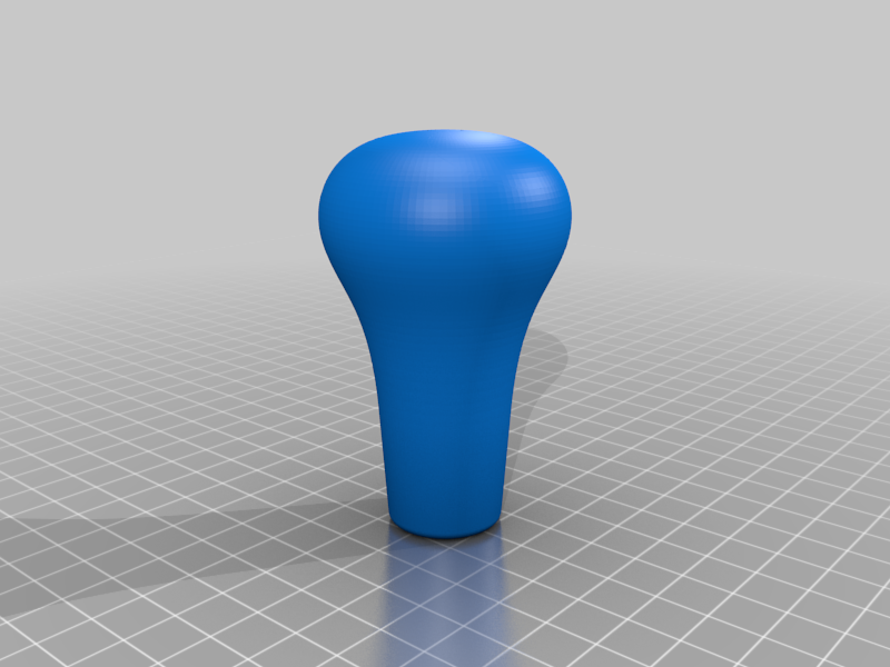 Free STL file Stock Fiero shift knob (without "thumb rest") 👽・3D ...