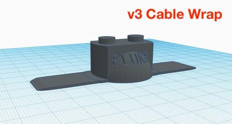Free STL file Fluke 376 FC Cord Wrap/Probe Holder v3・3D print model to ...