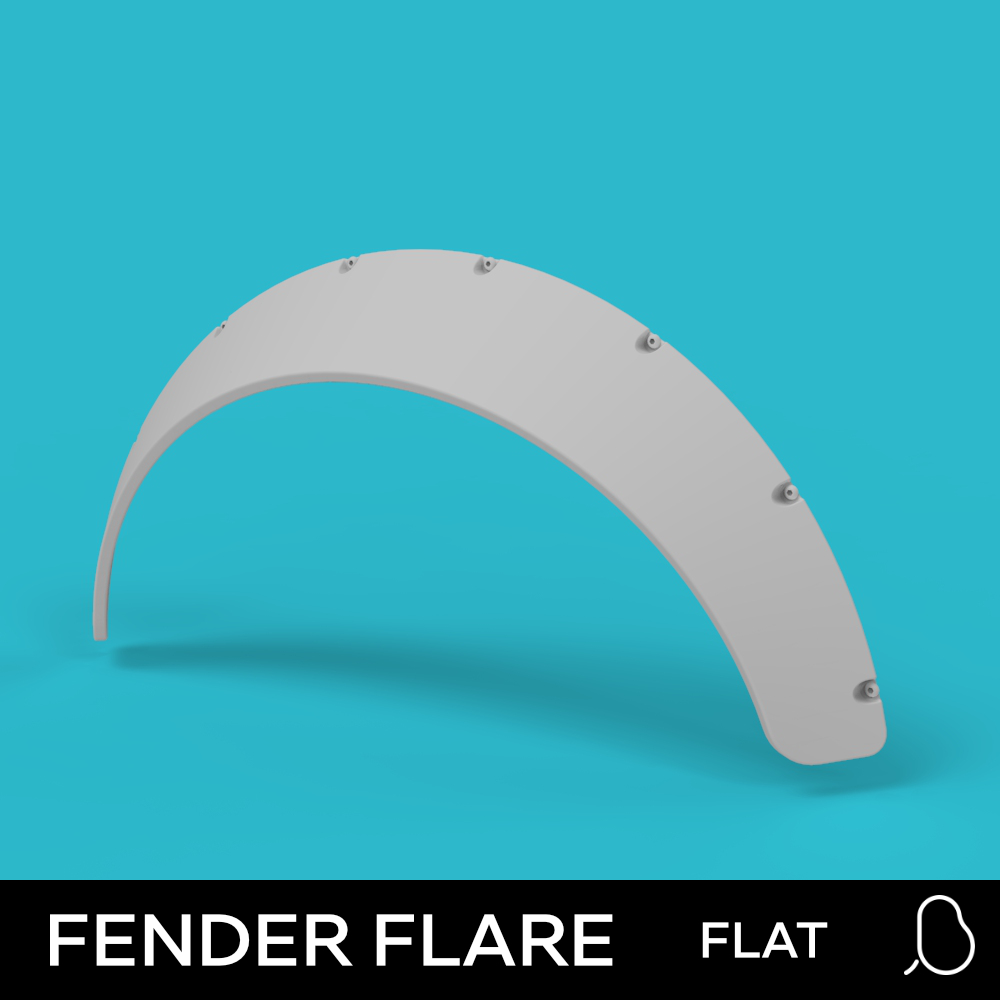 STL file Universal fender flare - flat - 1:64・Design to download and 3D ...