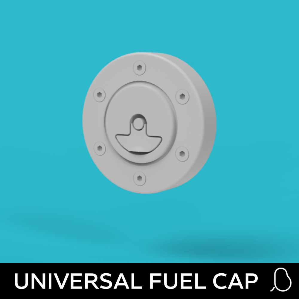 STL file Universal fuel cap - 1:64 - Ø5mm・3D print design to download・Cults