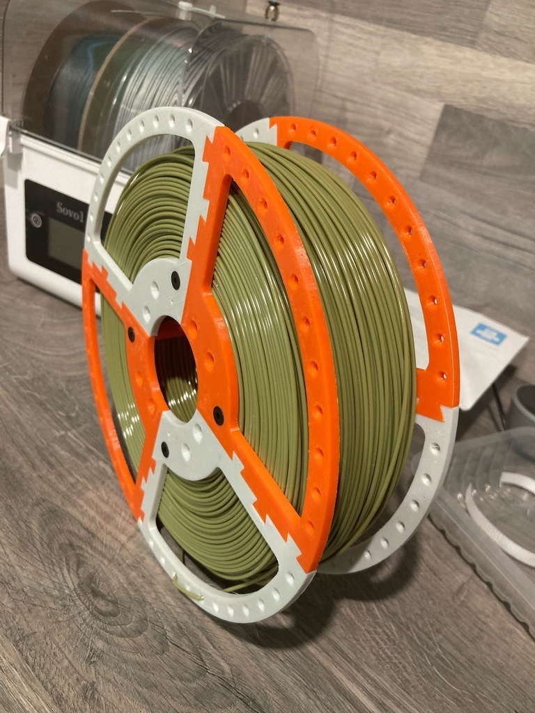 Free 3D file Printable filament spool 🪢・3D printing design to download ...