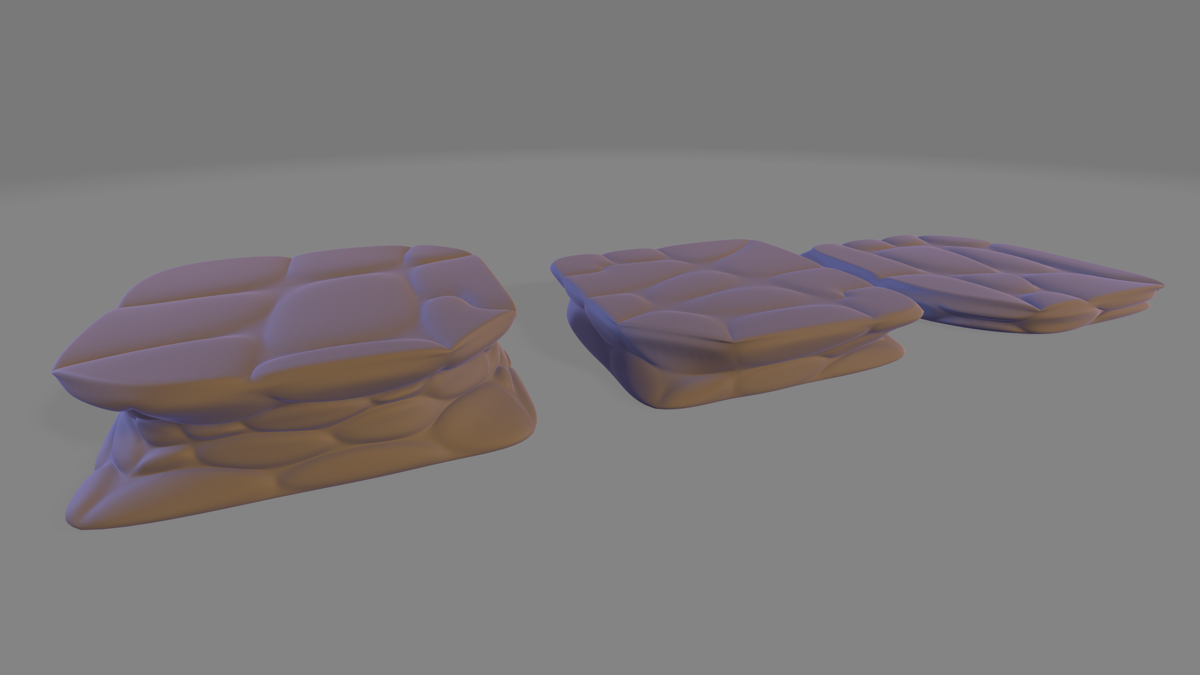 3D file MODEL BASE - Old Stone Square - X3 SYTLES (9 VARIANTS)・Model to ...