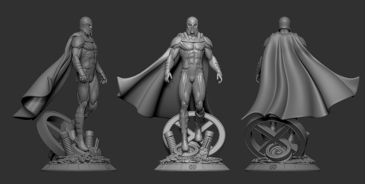 Free STL file magneto Fan Art 🎨・3D printer model to download・Cults