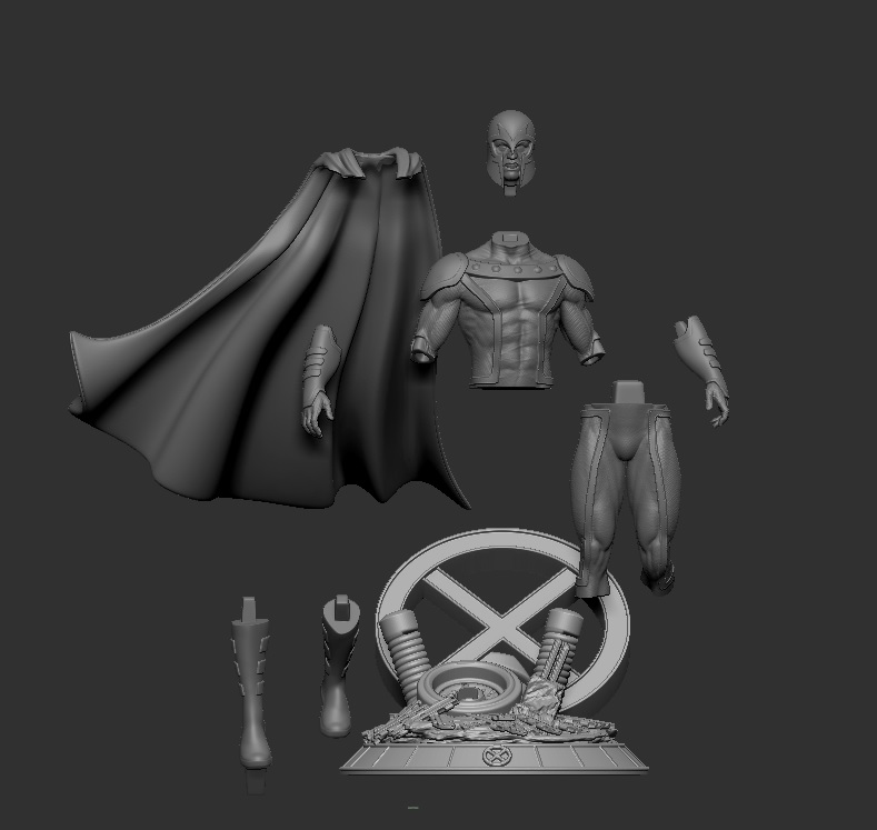 Free STL file magneto Fan Art 🎨・3D printer model to download・Cults