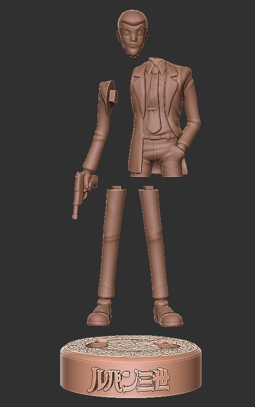 Free STL file Lupin The Third Fan Art・3D print design to download・Cults