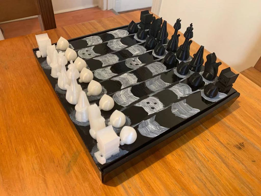 Free STL file Chess Cats (added Meow Board!) ♟️・3D printing model to ...