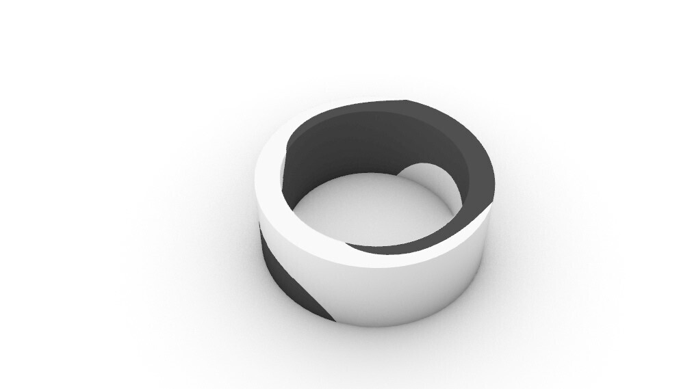 Free STL file A pair of rings that merge into one・3D print design to ...
