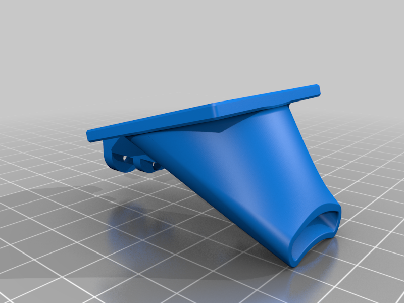 Free STL file E3D (V6) fan duct for filament (Ver. 2)・3D print object ...