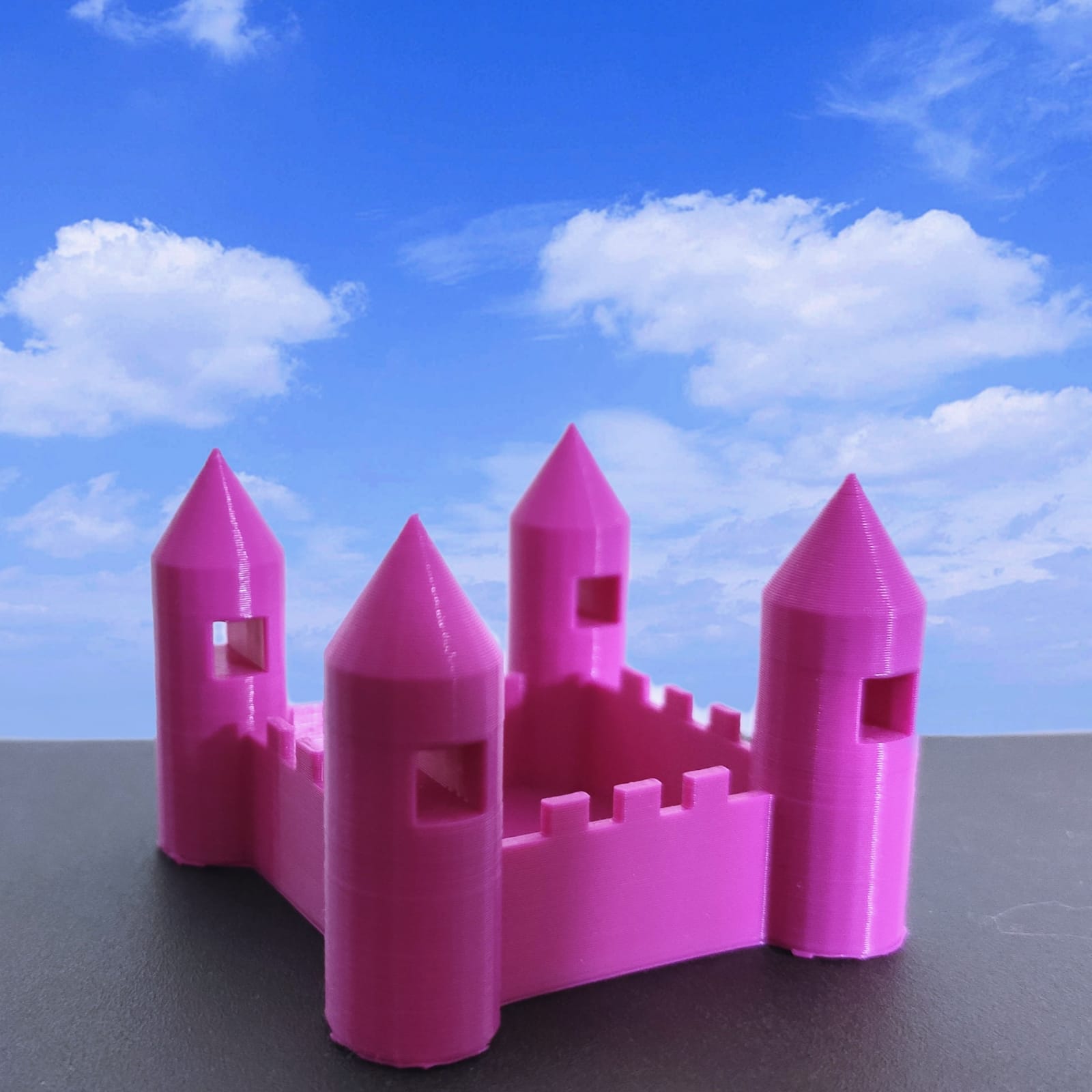 Free STL file Castle pot - storage・Design to download and 3D print・Cults