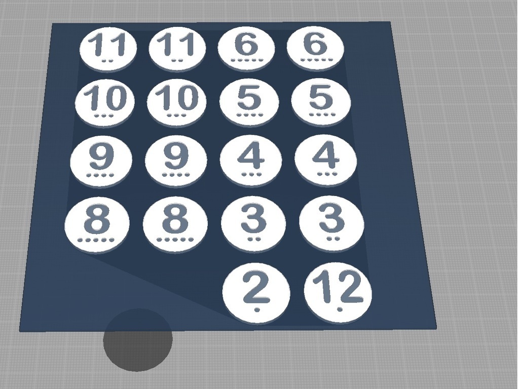 Free STL file Catan tokens 18ps + container to put them all in・3D ...