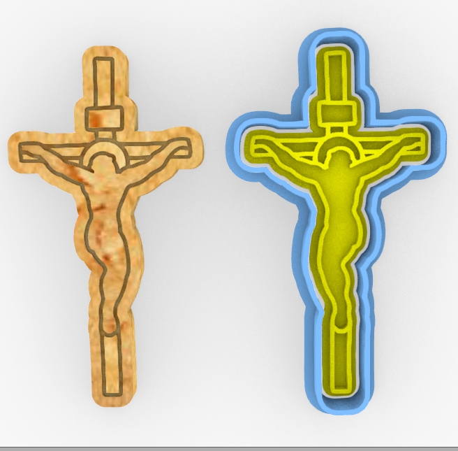 STL-Datei kreuzigung kreuz jesus christus ️・Modell zum Herunterladen ...