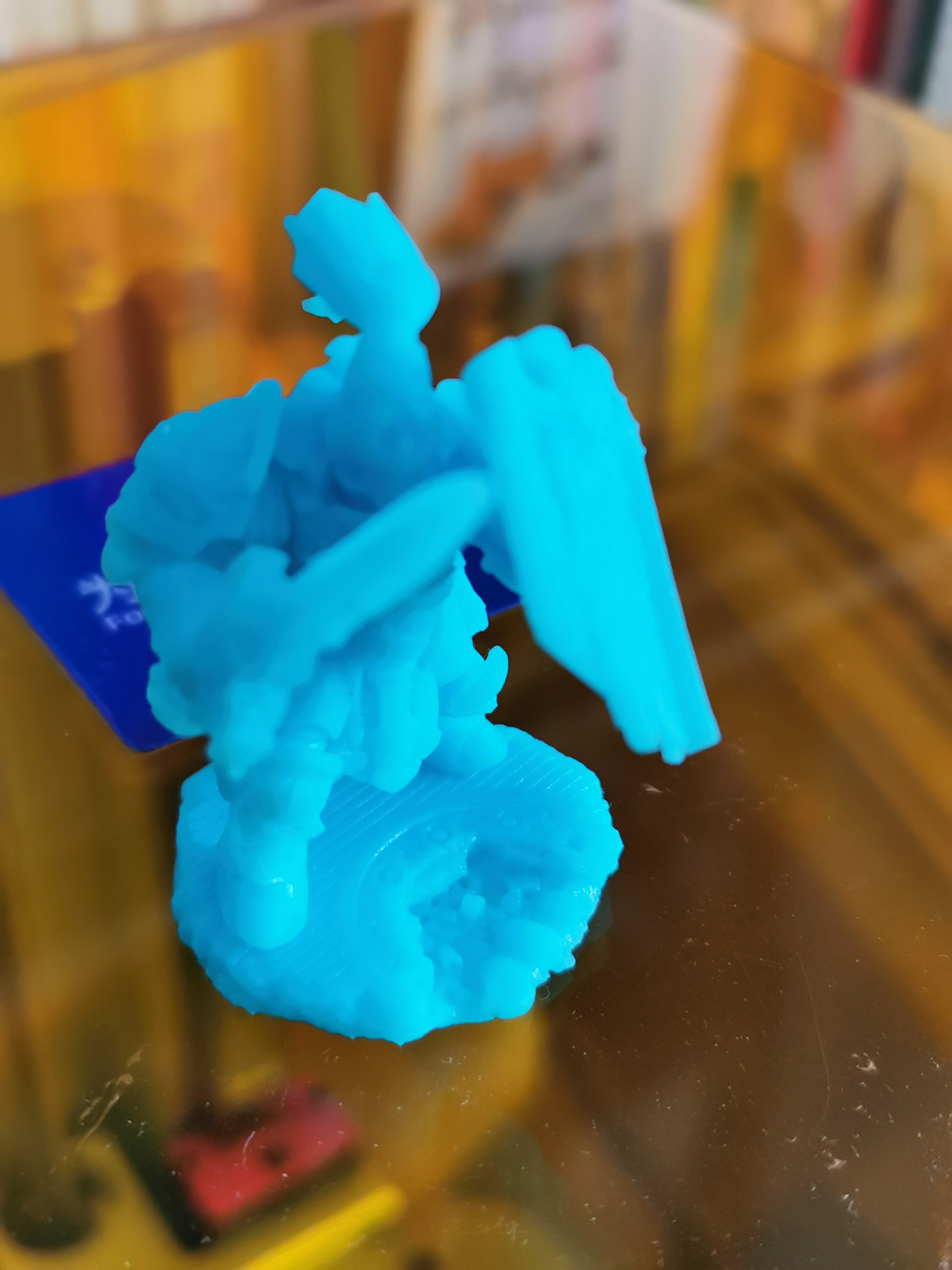 3D printer Custard guardian with a sword and board • made with Anycubic ...