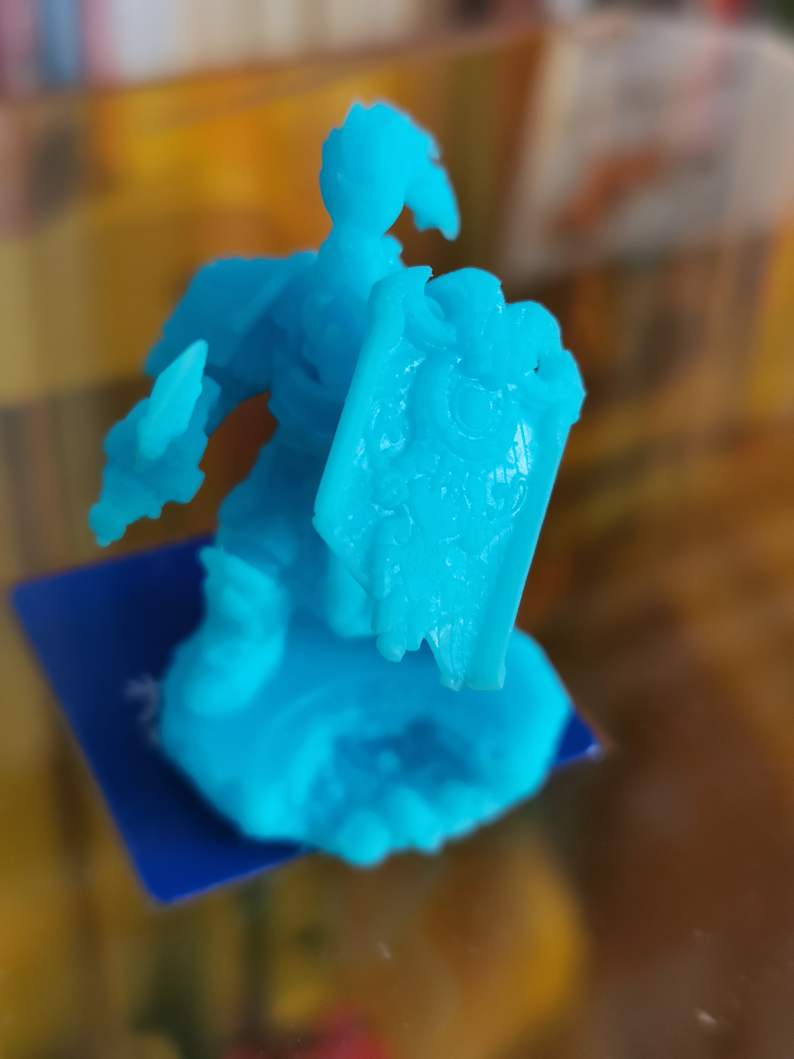 3D printer Custard guardian with a sword and board • made with Anycubic ...