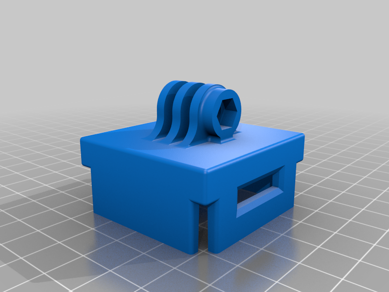 Free STL file Quick-change GoPro Mount・3D printable object to download ...