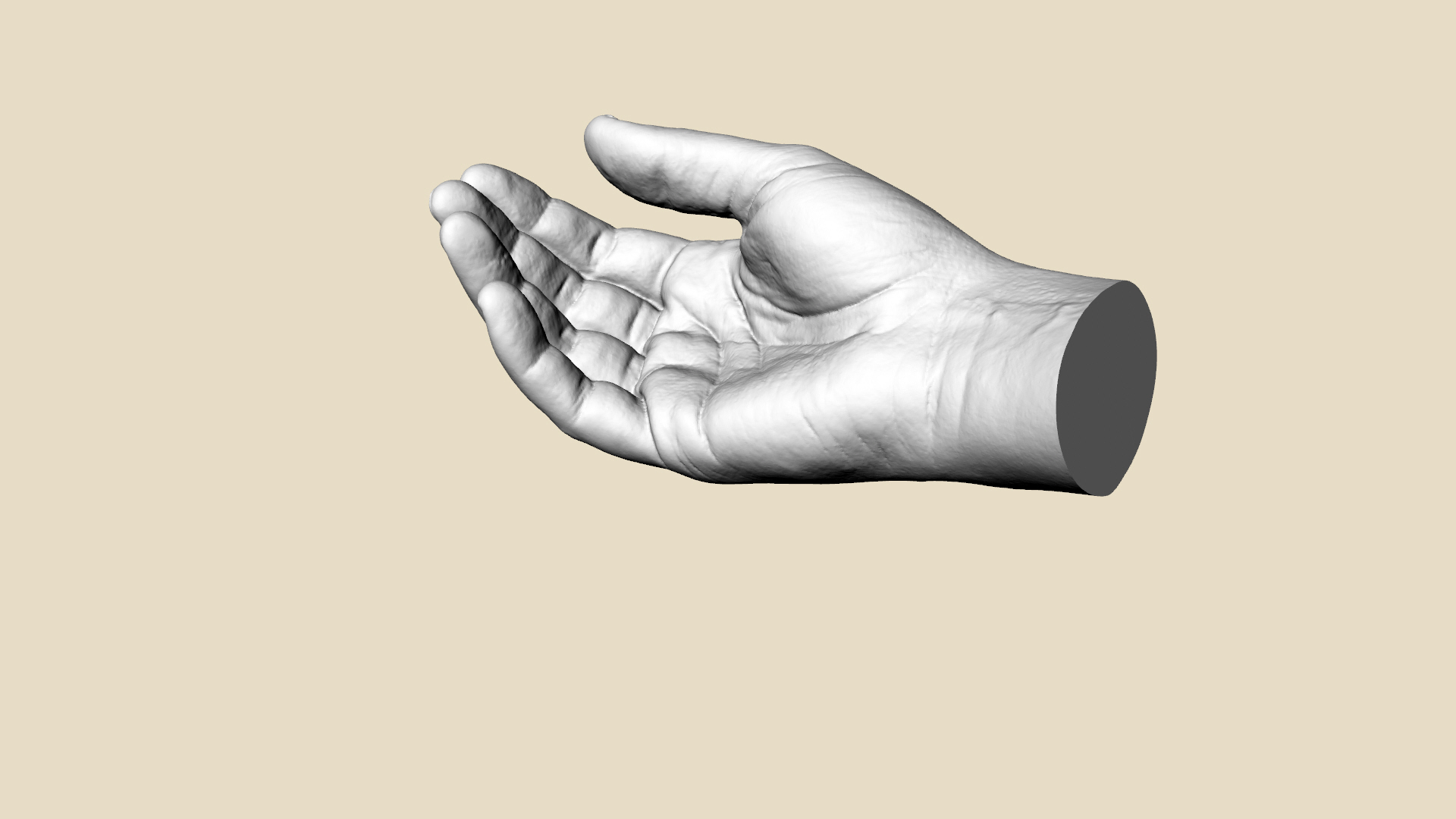 STL file Hand-A・3D printing idea to download・Cults