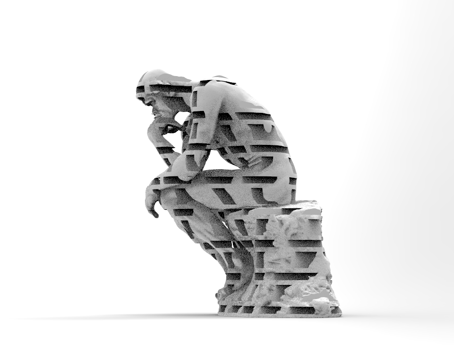 STL file Thinker_Print_1 🗿・3D printing idea to download・Cults