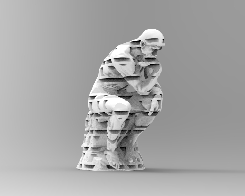 STL file Thinker_Print_1 🗿・3D printing idea to download・Cults