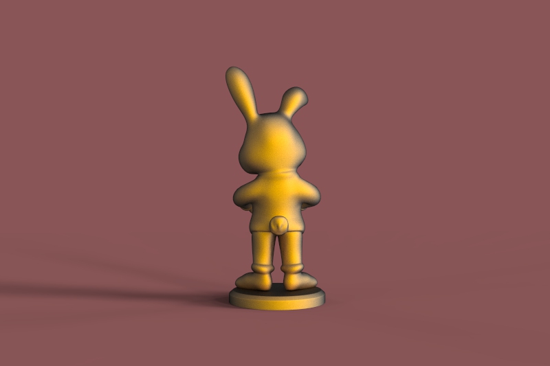STL file EASTER BUNNY・3D print model to download・Cults