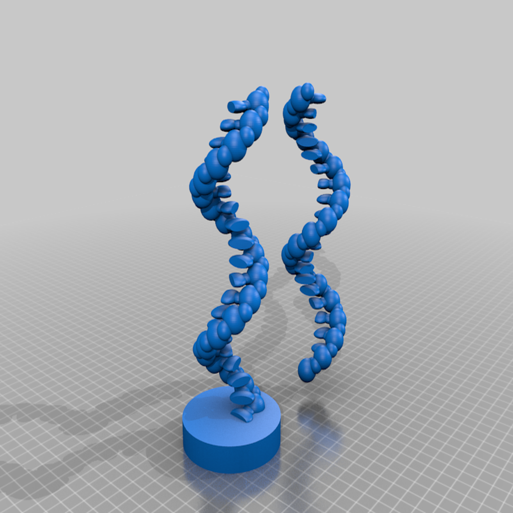 Archivo STL gratis Molécule d'ADN - DNA molecule・Modelo imprimible en ...