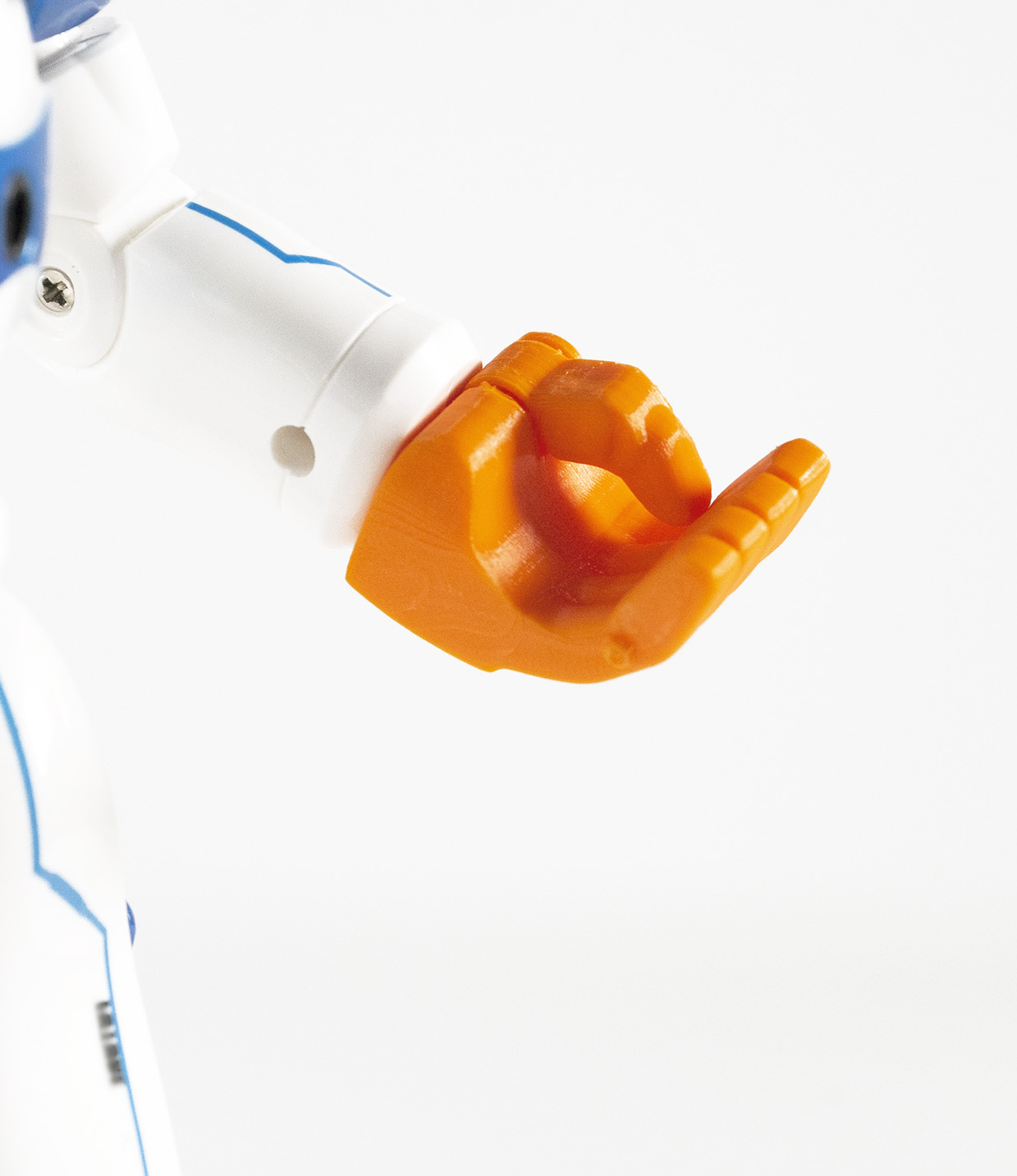 Free STL file KUMAN ROBOT Left hand・Object to download and to 3D print ...