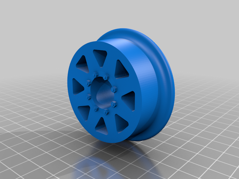 Free STL file 7 1/5 car and speeder wheel 🚗・3D printing design to ...