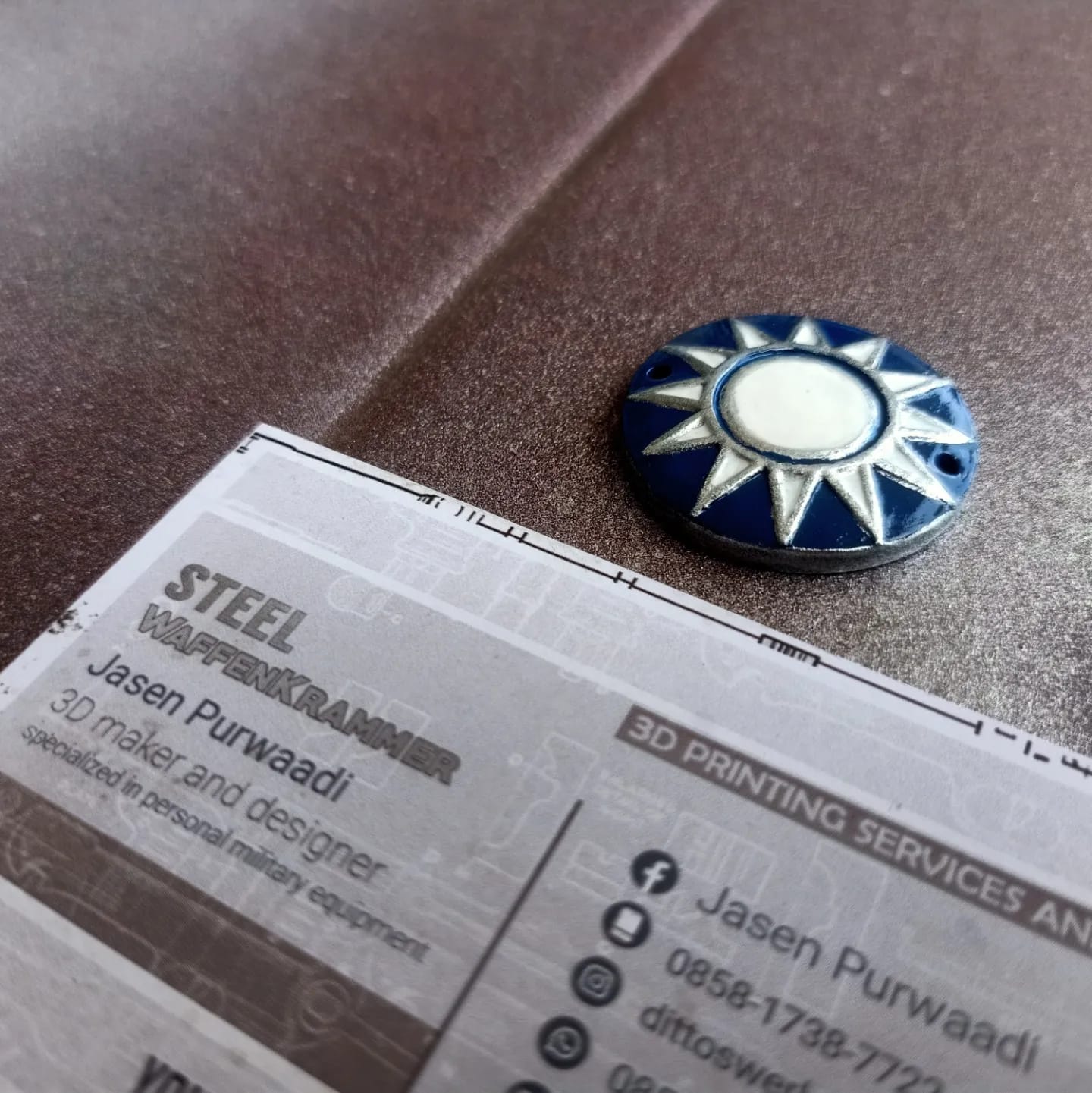 STL file ww2 china kuomintang enlisted pin・3D printable design to ...