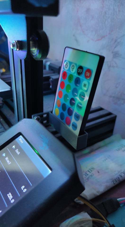 Free STL file LED Strip Remote Holder・3D printable model to download・Cults