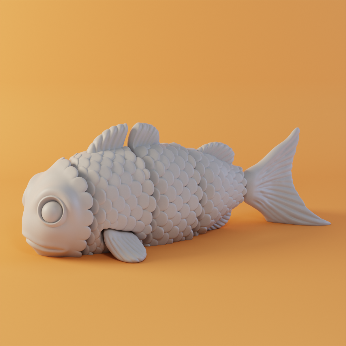 STL file Flexi fish・3D print design to download・Cults