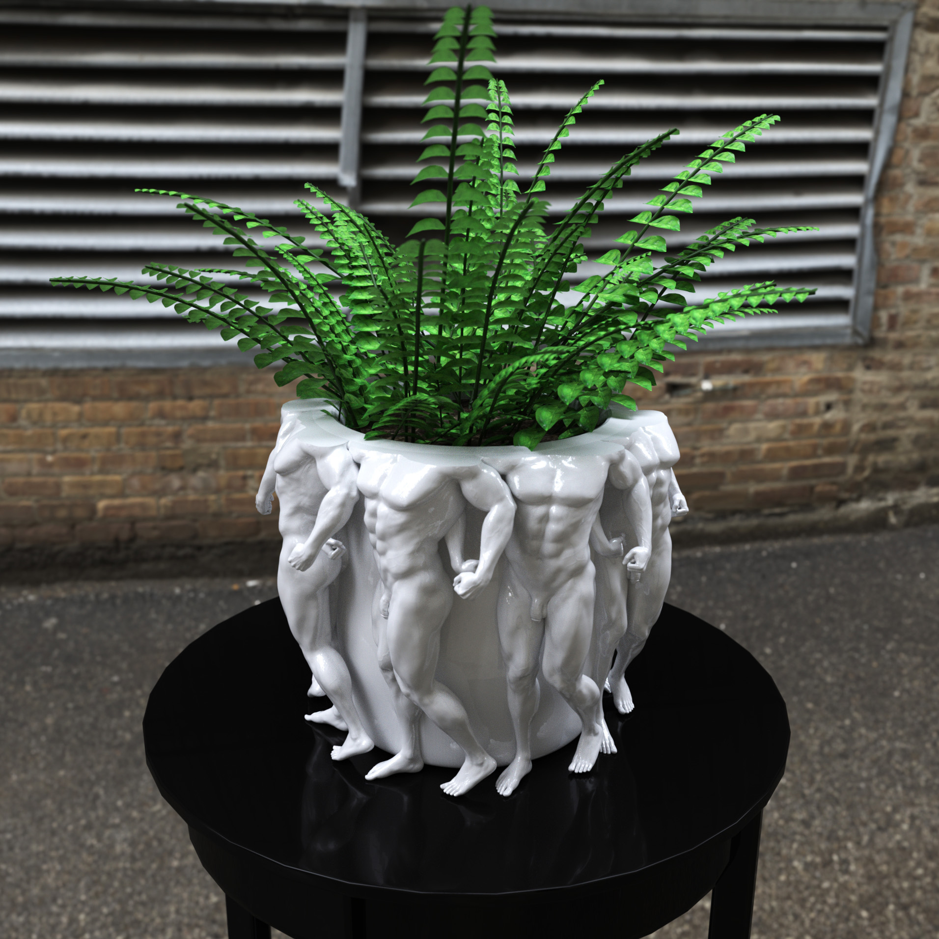 STL file Muscle pot plant - Human muscle vase・Design to download and 3D ...